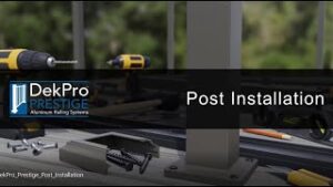 36" Level DekPro™ Prestige Aluminum Rail Kit | The Deck Supply