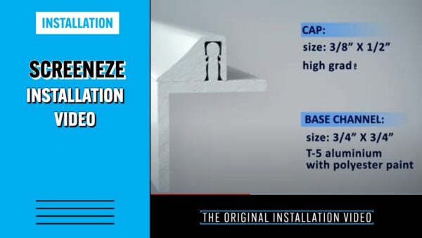 SCREENEZE Porch & Deck Screen System