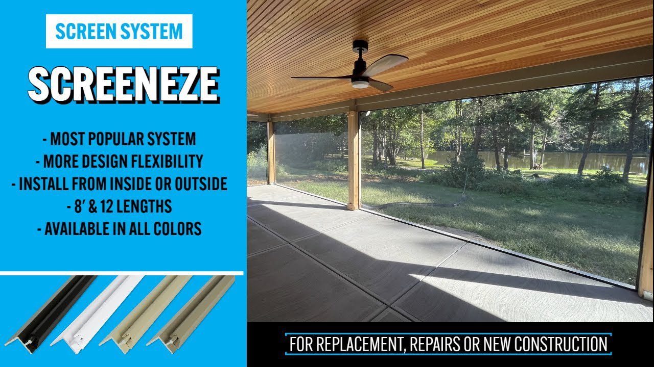 SCREENEZE Porch & Deck Screen System